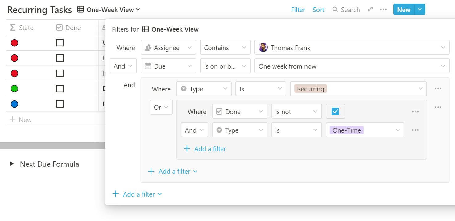 How To Create Recurring Tasks Repeat Due Dates In Notion Thomas Frank