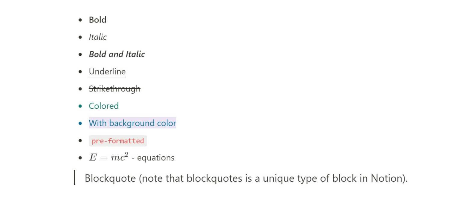A Guide to Editing and Formatting Text in Notion - Notion Fundamentals