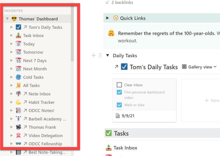 Build a Personal Dashboard in Notion (Free Template)