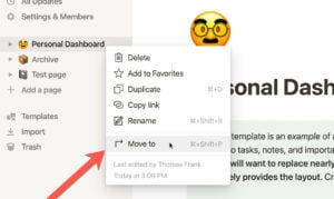 How to Move Pages Between Workspaces in Notion