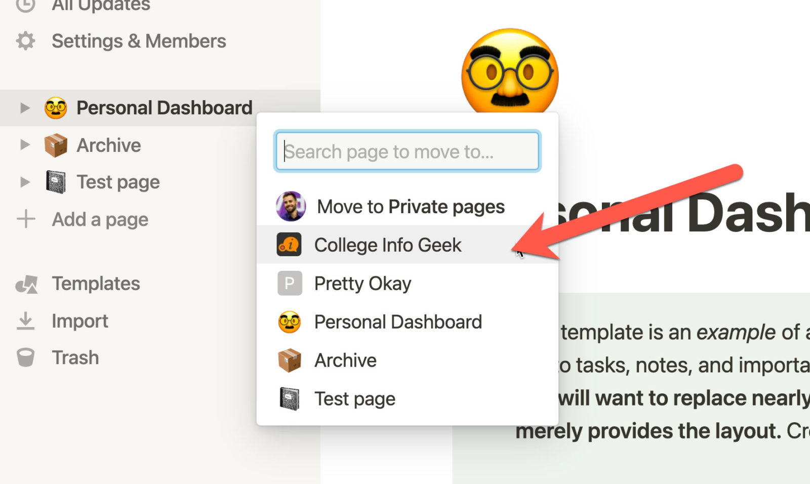 How to Move Pages Between Workspaces in Notion