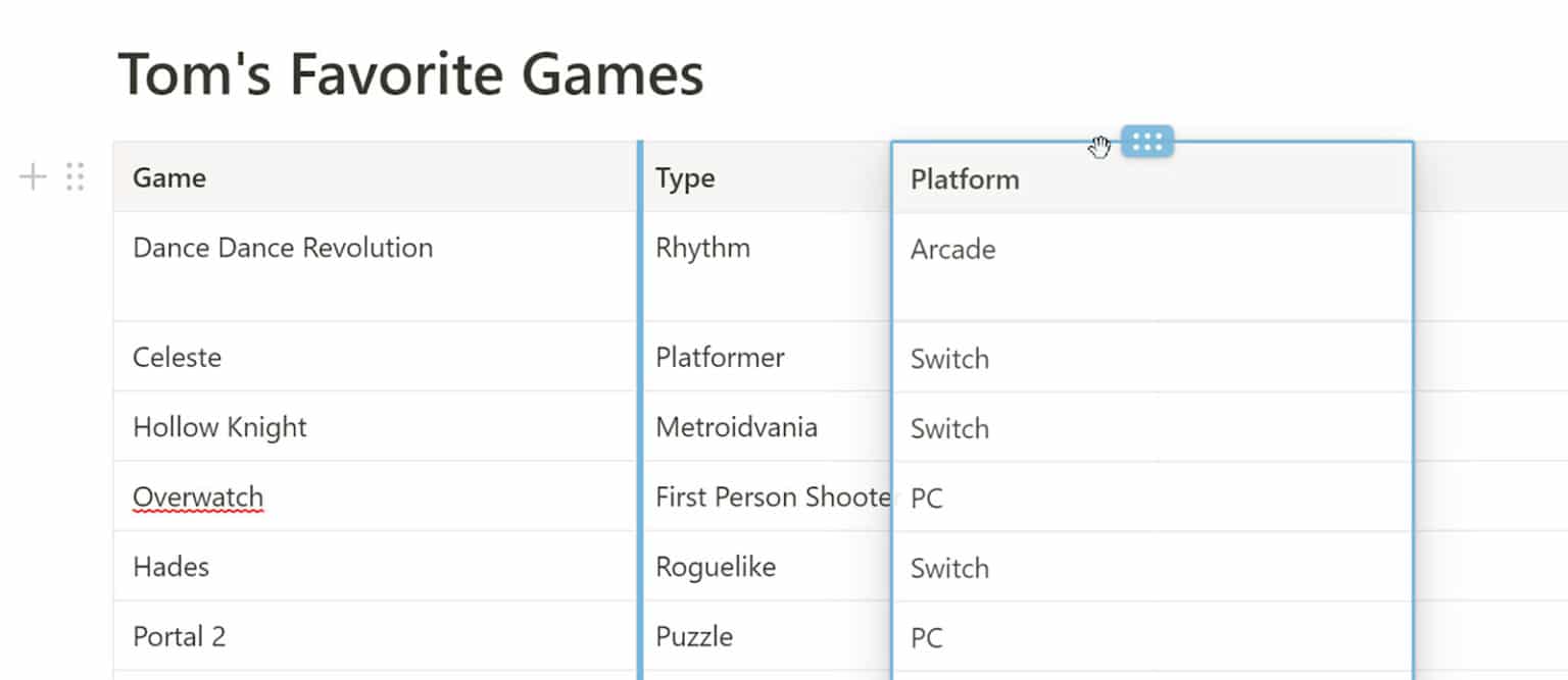 Simple Tables in Notion - A Complete Guide