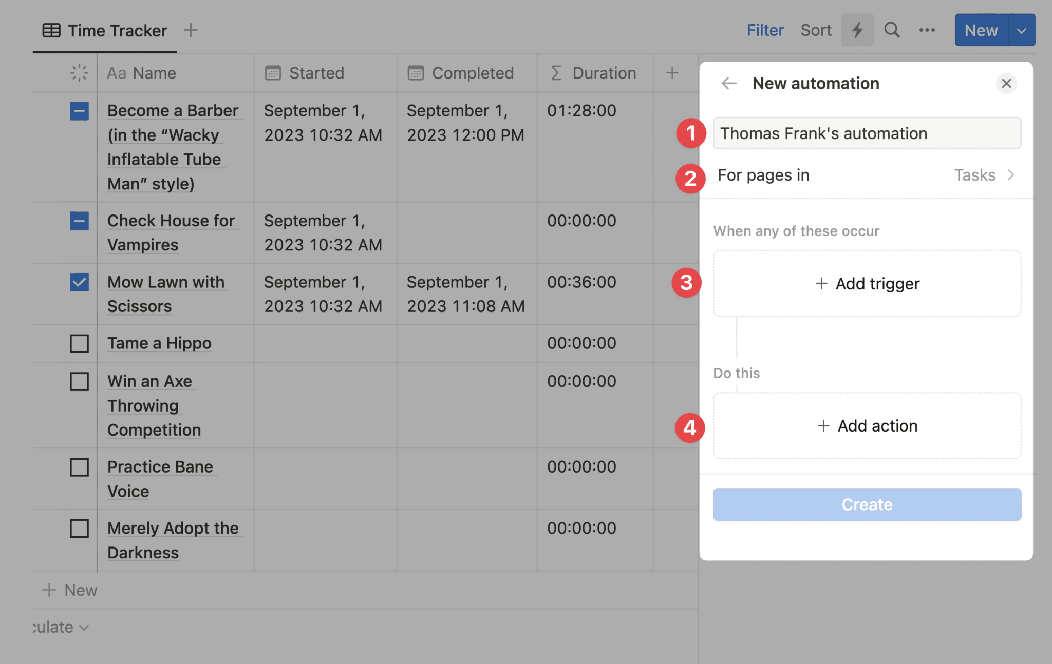 Notion Database Automations The Complete Guide Thomas Frank
