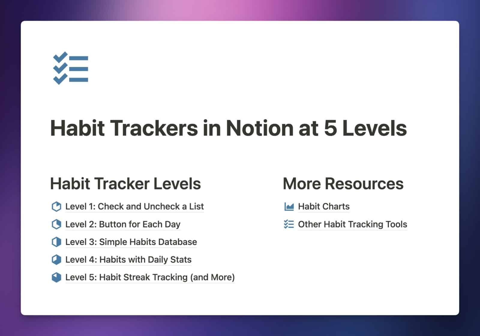 5 Ways to Build a Habit Tracker in Notion (Free Template Included)