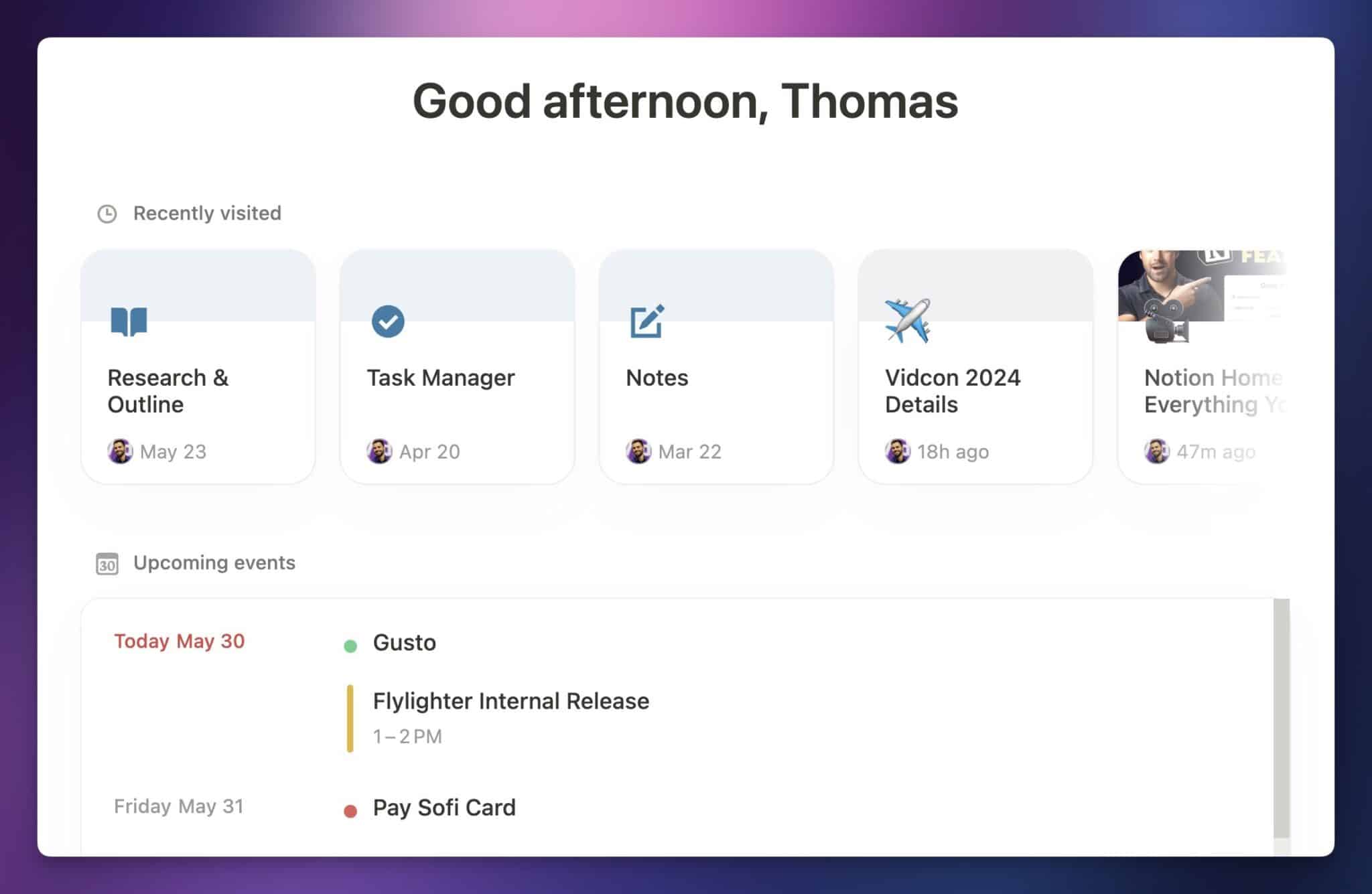Notion Home: Everything You Need to Know - Thomas Frank