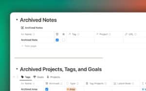 The Ultimate Second-Brain Notion Template - Tasks, Notes, and Projects