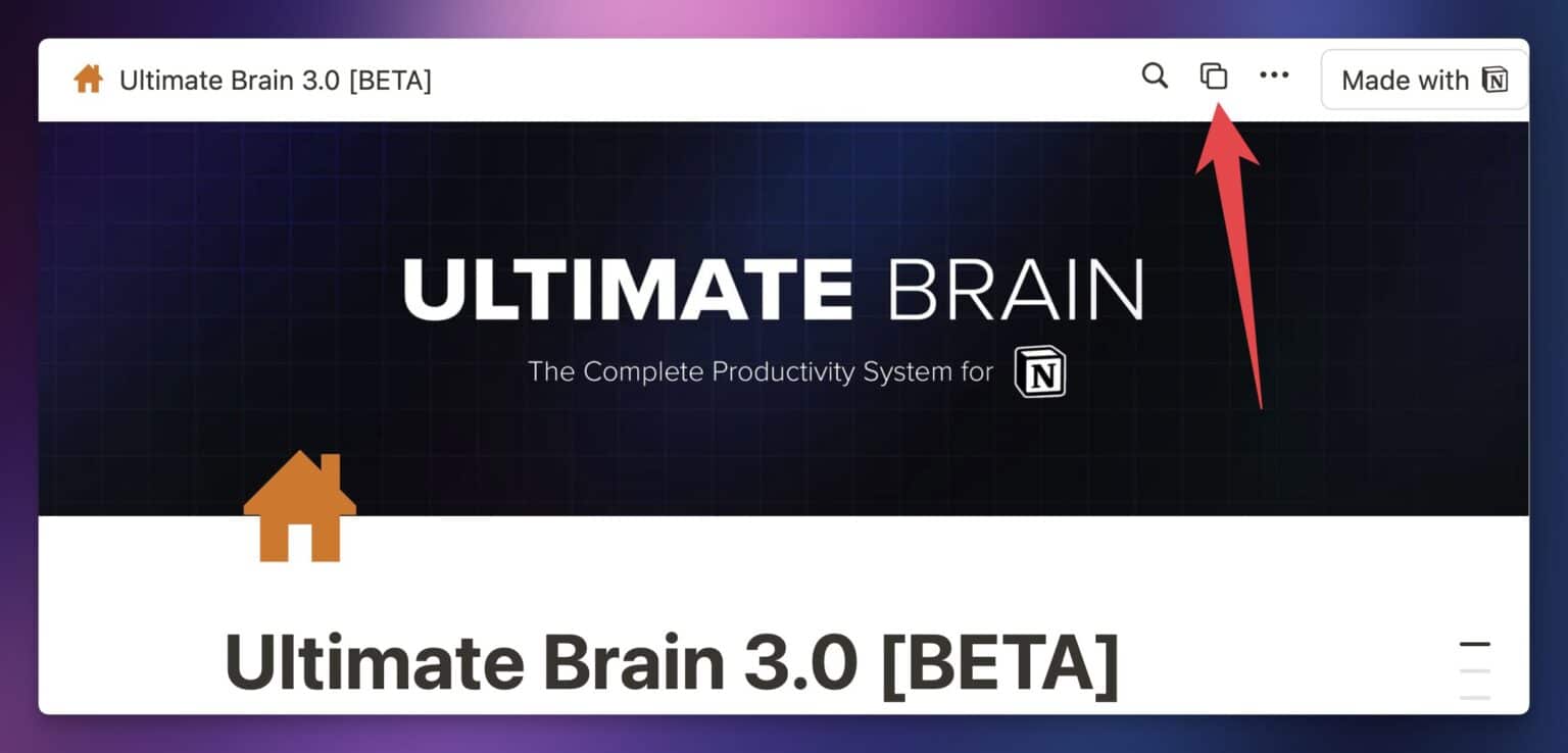 How to Add Ultimate Brain to Notion - Ultimate Brain Docs