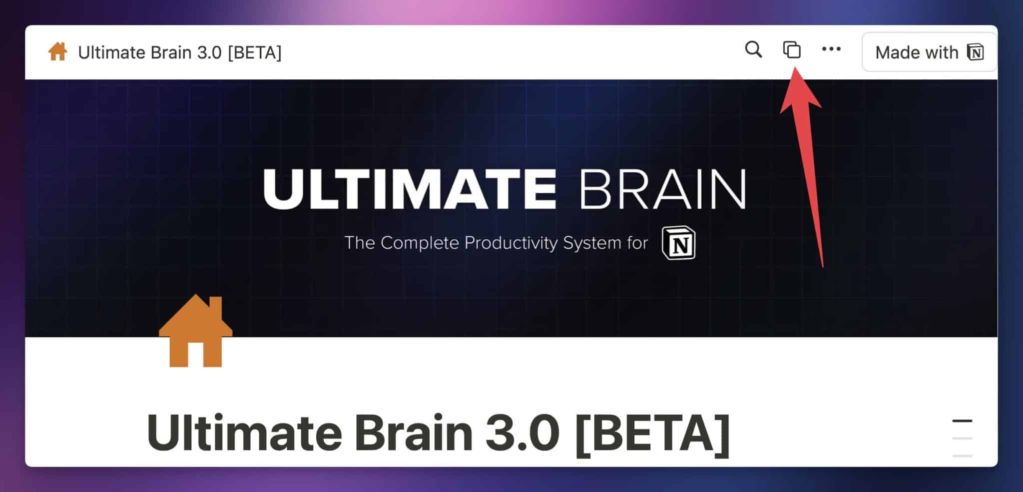 How to Add Ultimate Brain to Notion - Ultimate Brain Docs