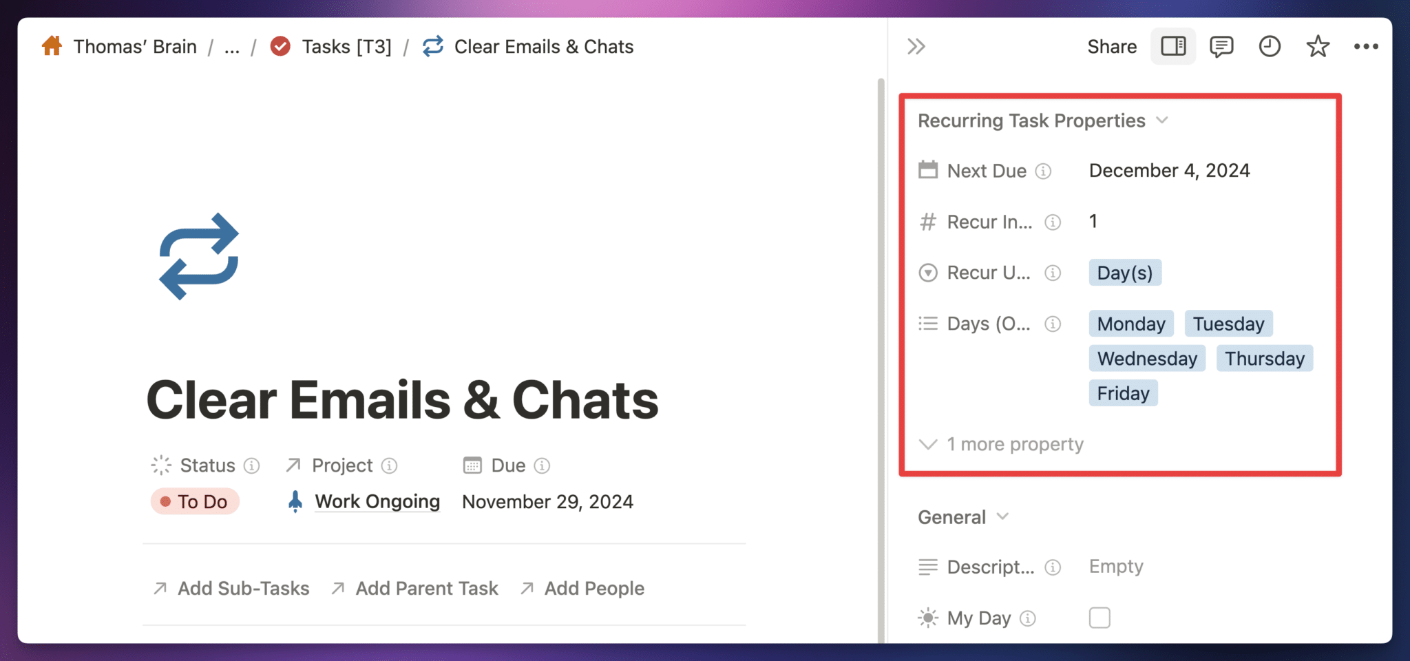 Recurring Tasks in Notion: The Only Guide You Need