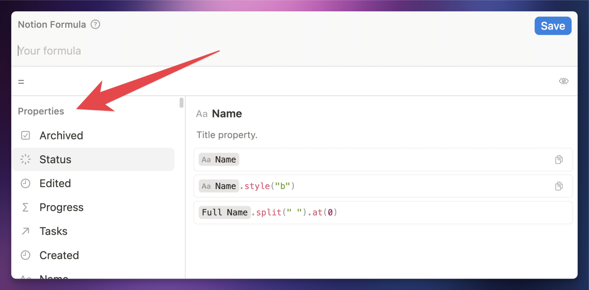 Reference Properties in Formulas - Notion Formula Docs Reference Properties in Formulas - Notion Formula Docs