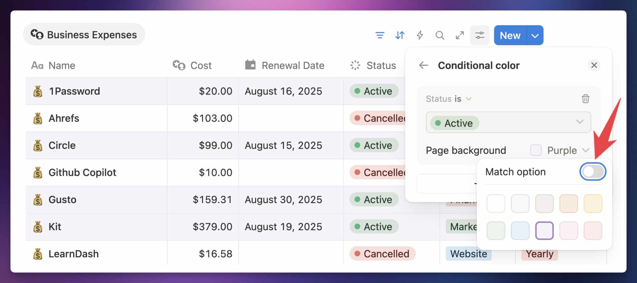 Notion Conditional Color Formatting: Everything You Need to Know - Thomas Frank